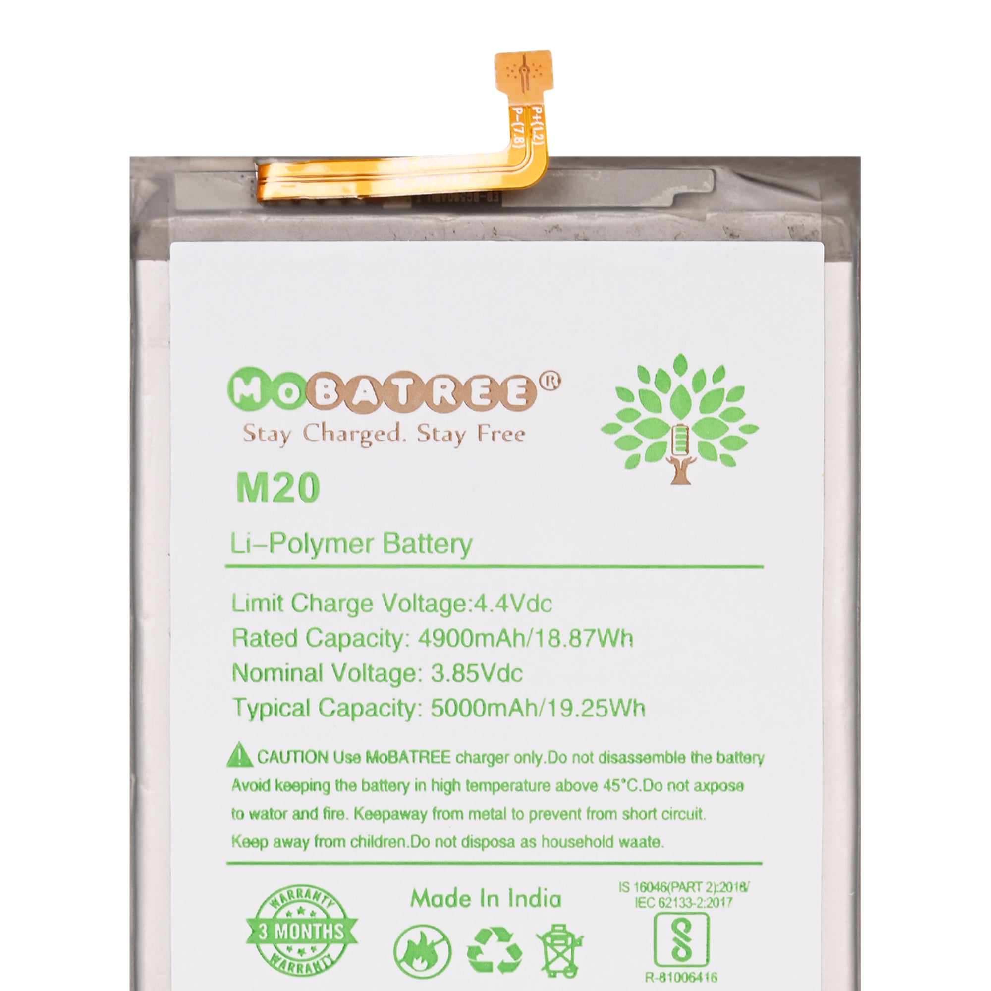 MoBatree Original Mobile Battery for Samsung Galaxy M20 - EB-BG580ABU ...