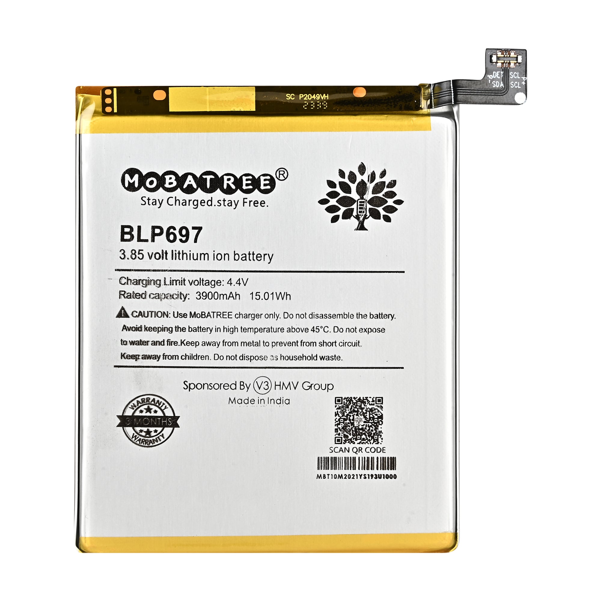 Mobatree Orignal Mobile Battery for Oppo F11 PRO - BLP 697 (6 months G ...