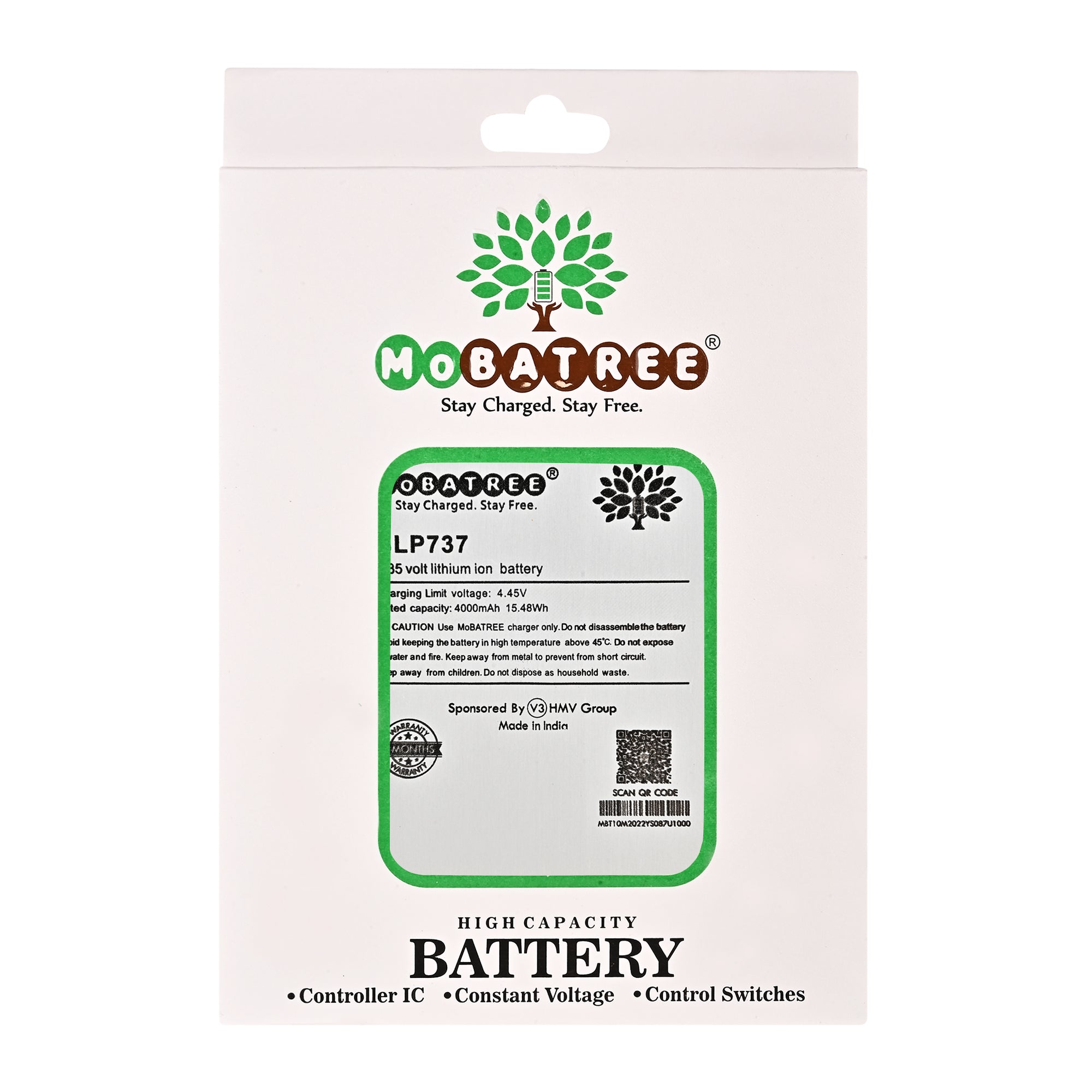 Mobatree Orignal Mobile Battery for Oppo Reno 2f CBH1989o - BLP 737 (6 ...