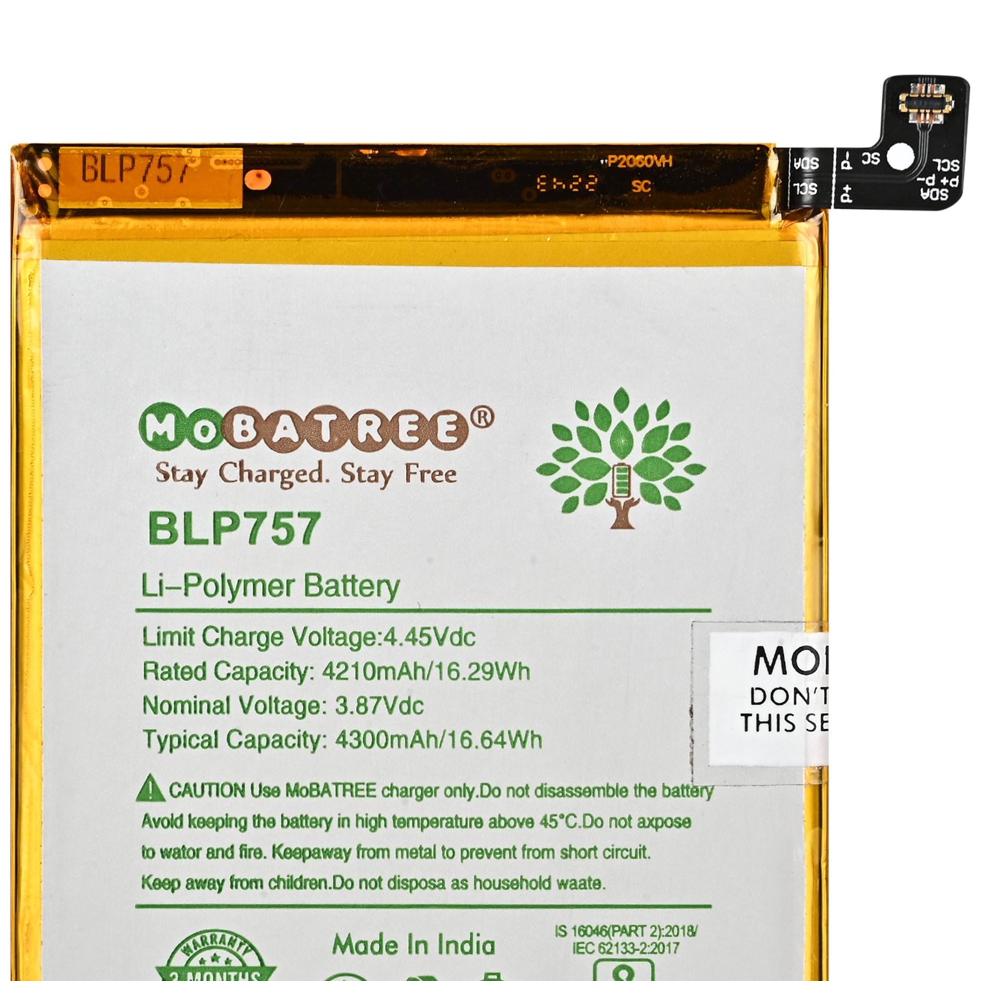 Mobatree BLP 757 Orignal Mobile Battery for Realme 6i, Realme 6 Pro (6 ...