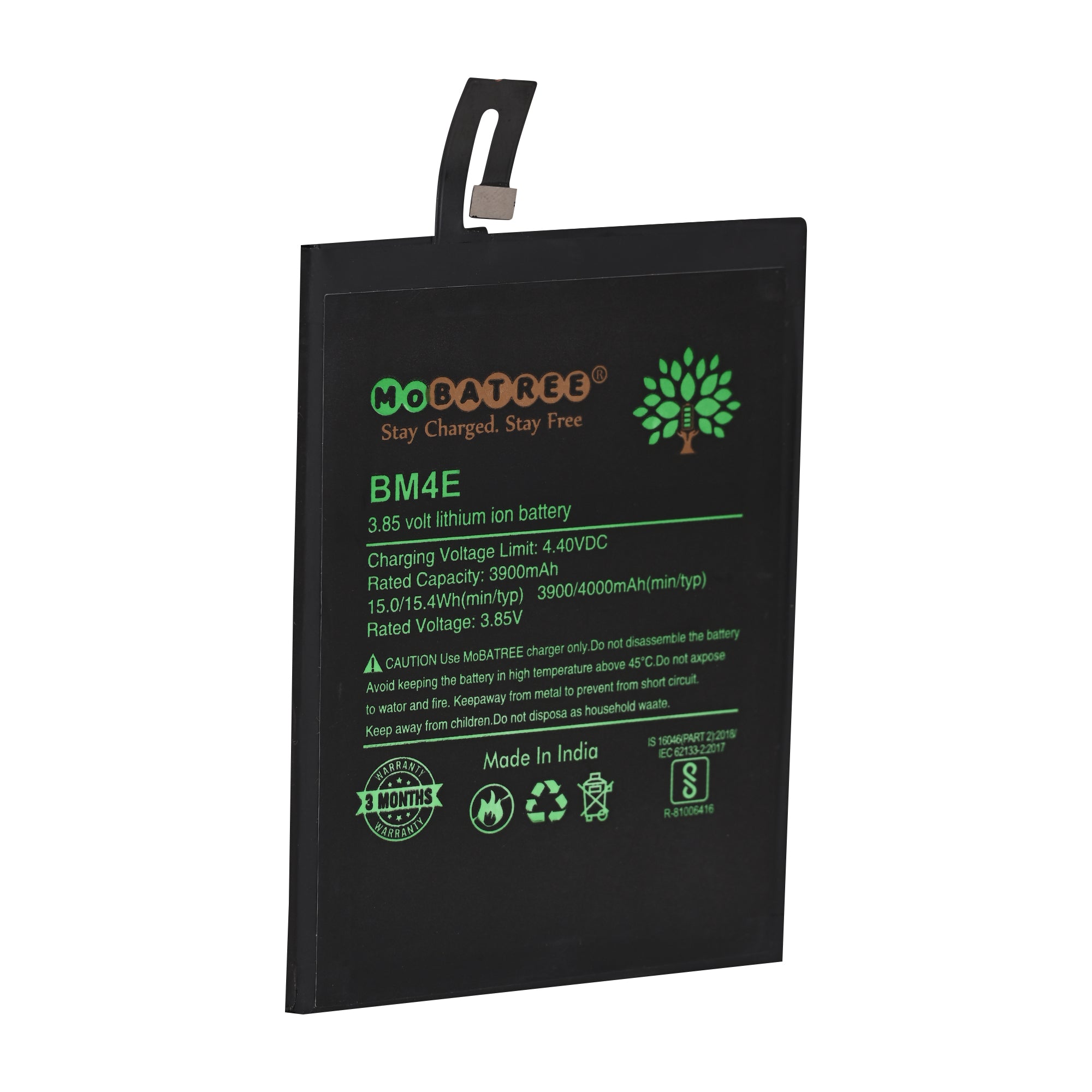 Mobatree Original Mobile Battery for Xiaomi Redmi Mi POCO F1 - BM4E, 3 ...