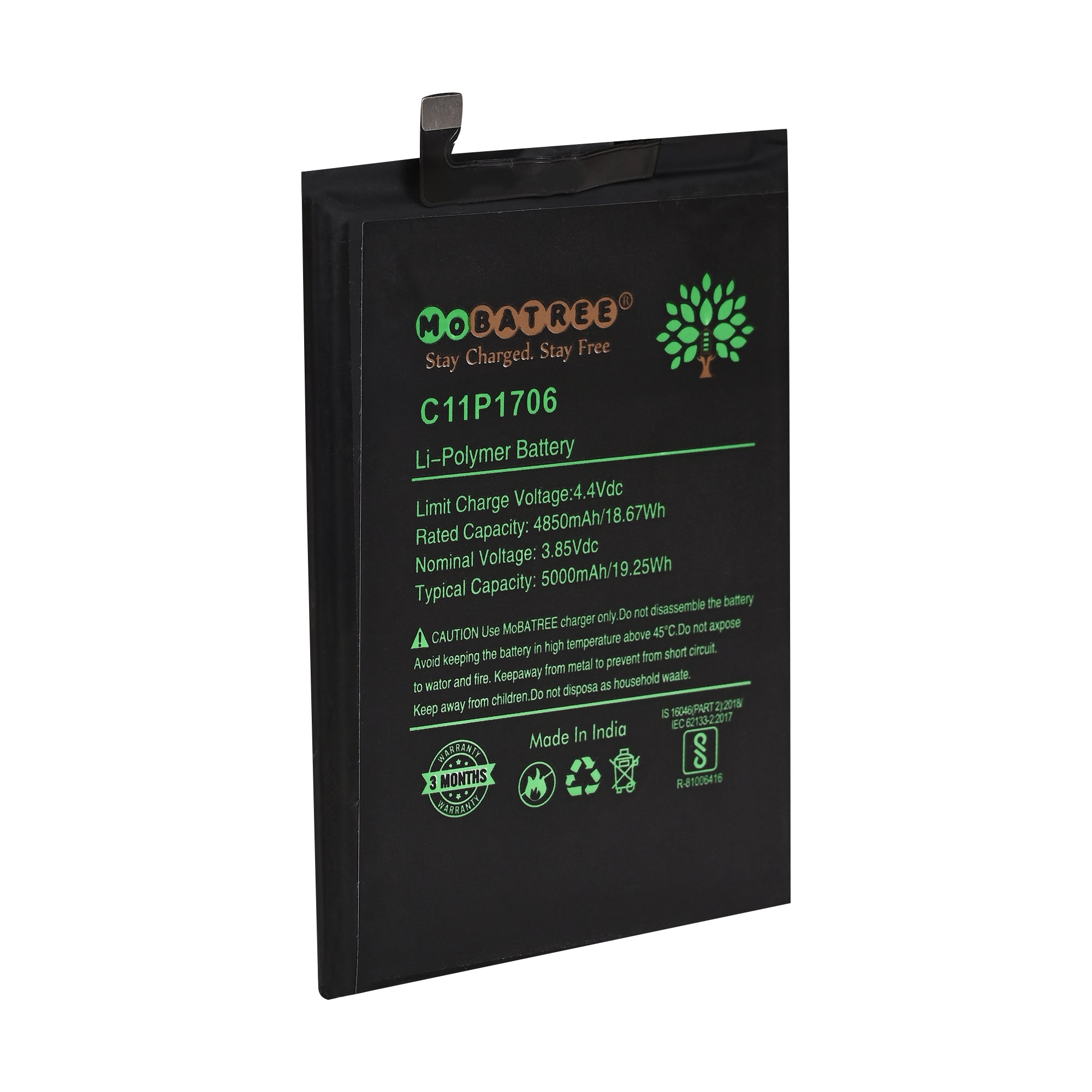 Mobatree Original Mobile Battery for Asus Zenfone Max Pro(M1) - C11P17 ...