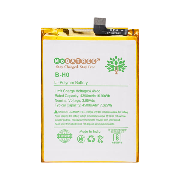 Mobatree B-H0, BH0, BHO Original Mobile Battery for VIVO S1, VIVO V17 ...