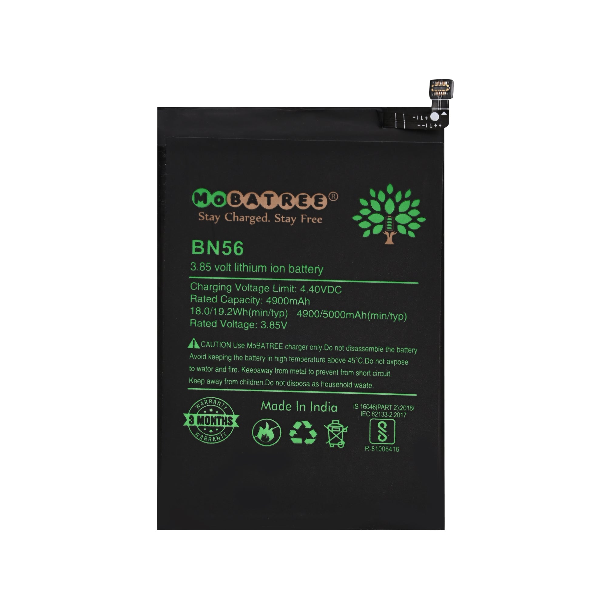 Mobatree BN56 Original Mobile Battery for Xiaomi Redmi Mi 9A, 9C, Poco ...