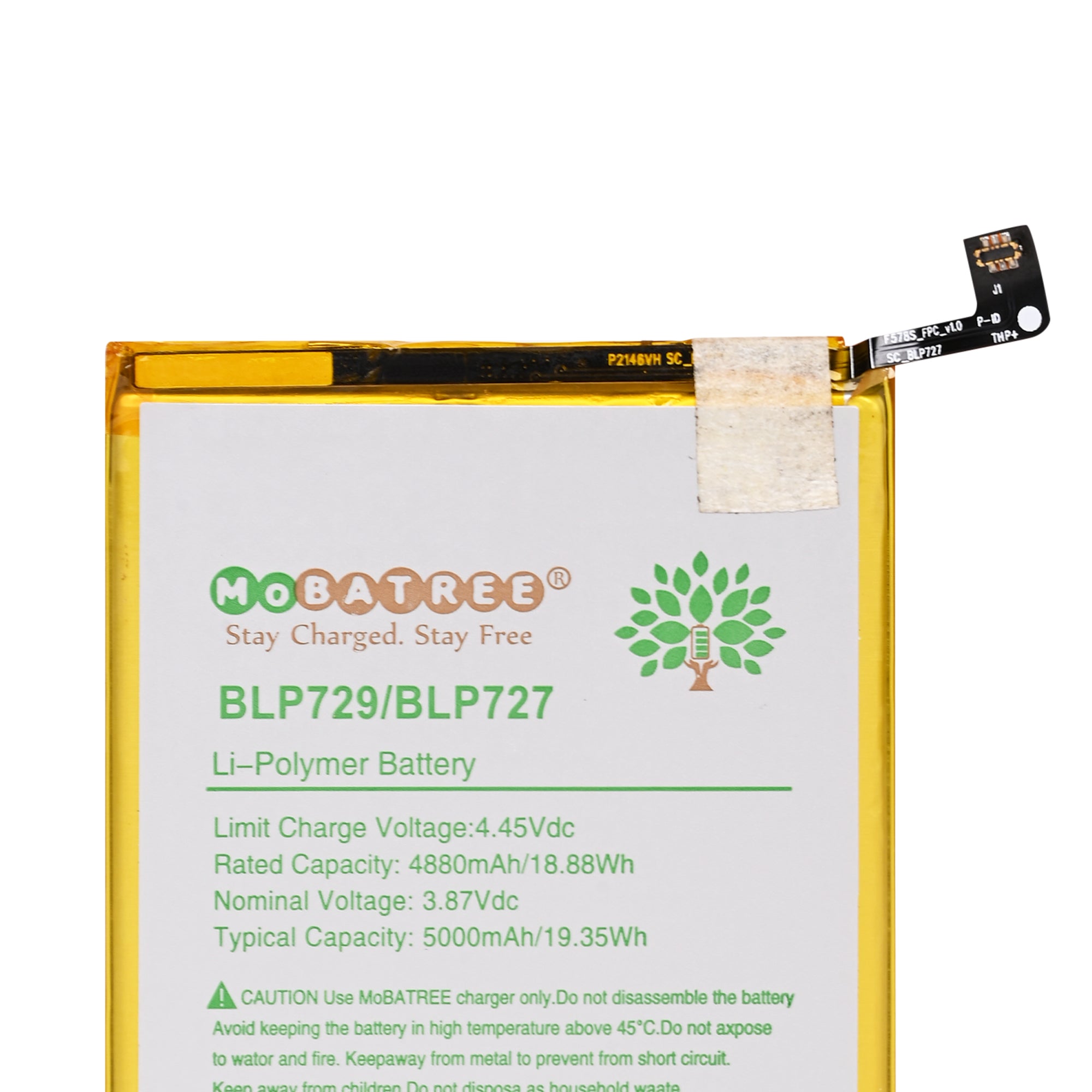 MoBatree BLP727, BLP729 Original Mobile Battery For REALME 5, Realme 5 ...