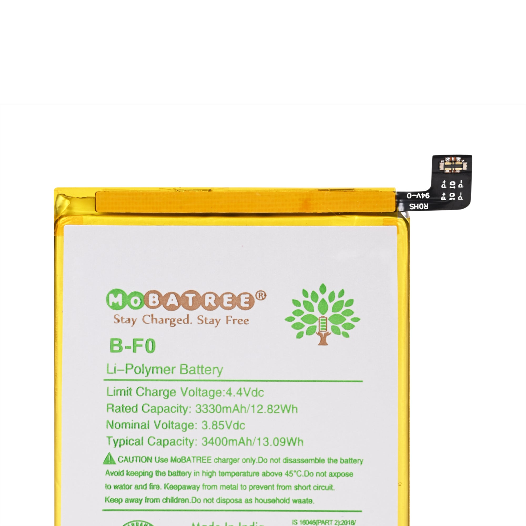 Mobatree Original Mobile Battery for Vivo V11 PRO - BFO, 3900 mAh (6 m ...