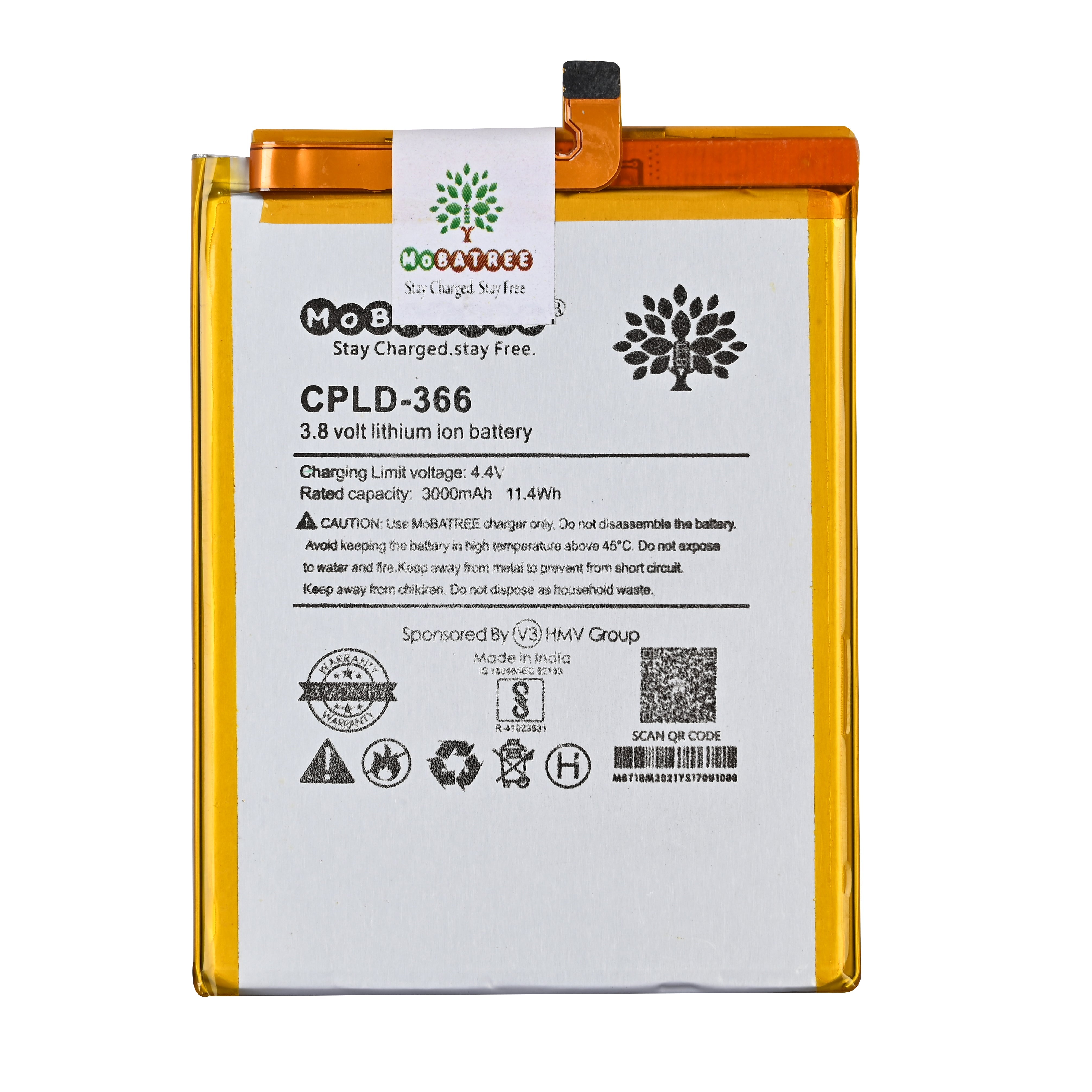 Mobatree Original Mobile Battery for Coolpad Note 3, CPLD-366, CLPD366 ...