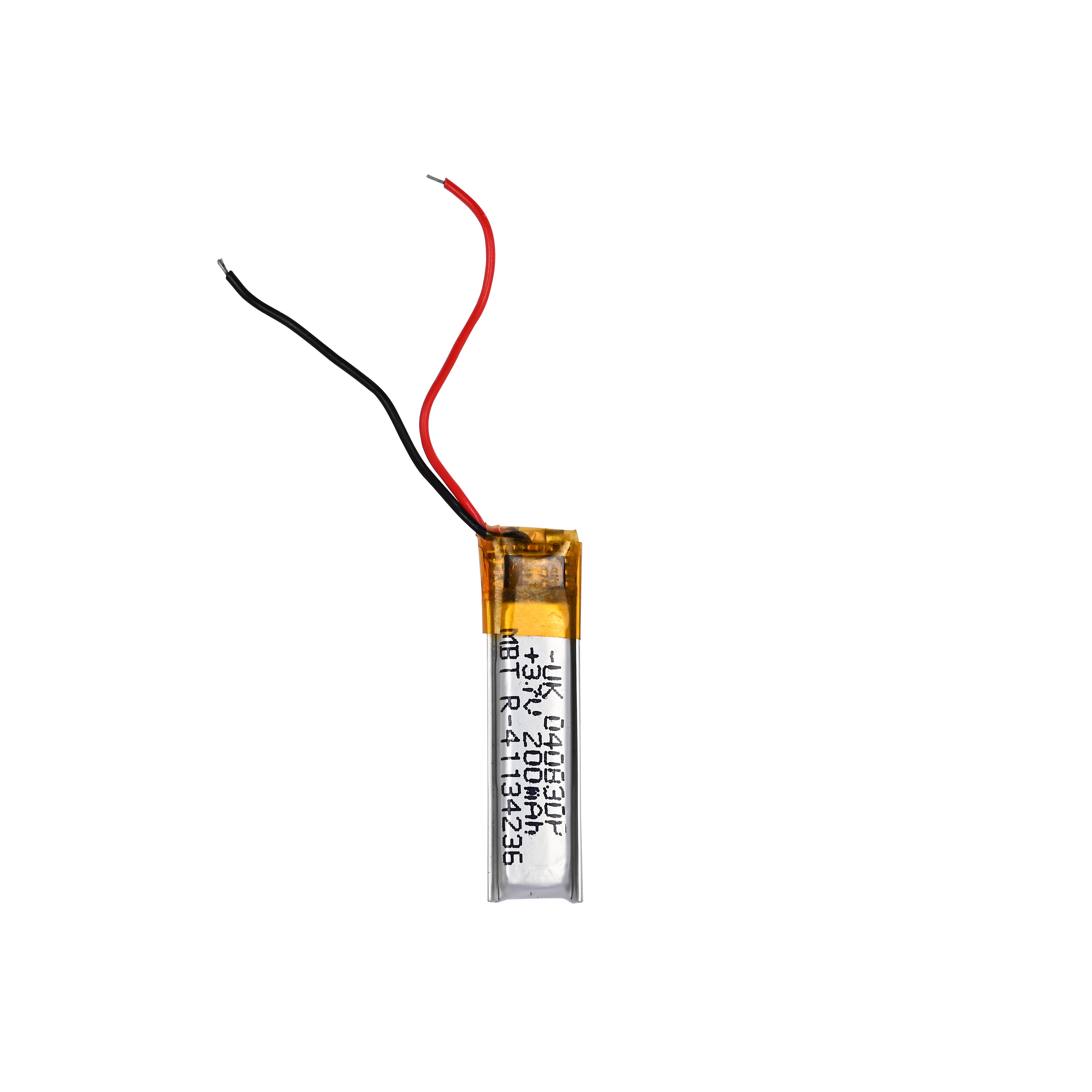 Mobatree 040830P 3.7V 200mAh Lipo Bluetooth Battery for Bluetooth Head ...