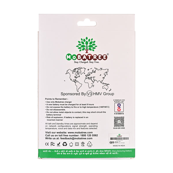 Mobatree BLP841 Original Mobile Battery for Realme 8, 5000 mAh (6 mont ...