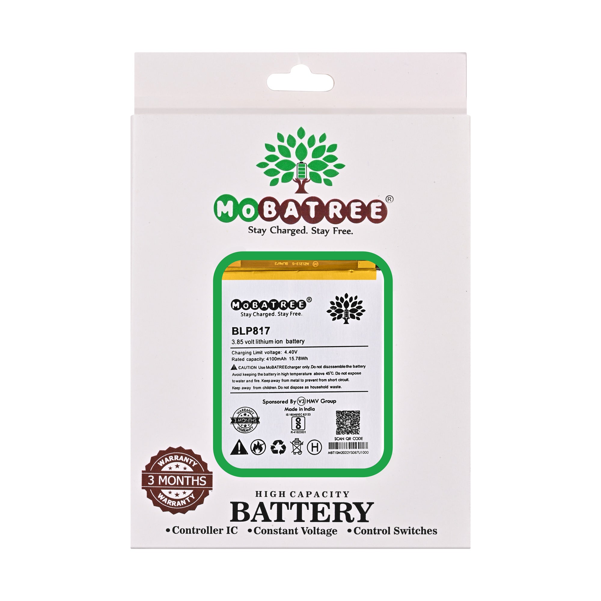Mobatree BLP817 Original Mobile Battery for Oppo A15, Oppo A15s, CPH21 ...