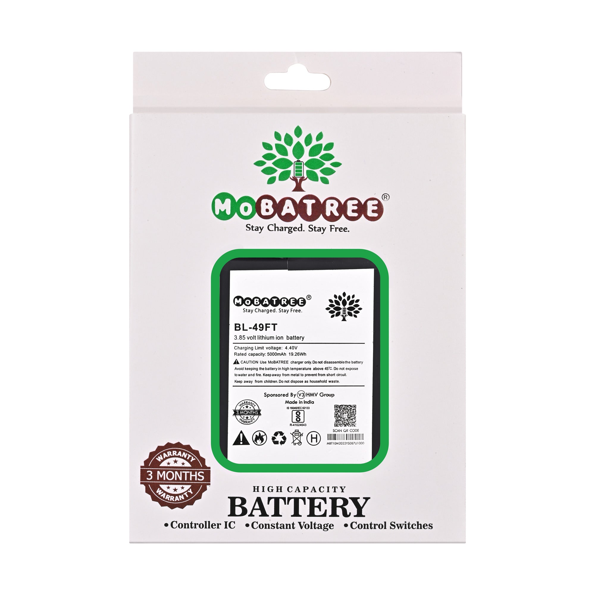 Mobatree BL49FT Original Mobile Battery for Tecno Spark Go 2020, Tecno ...