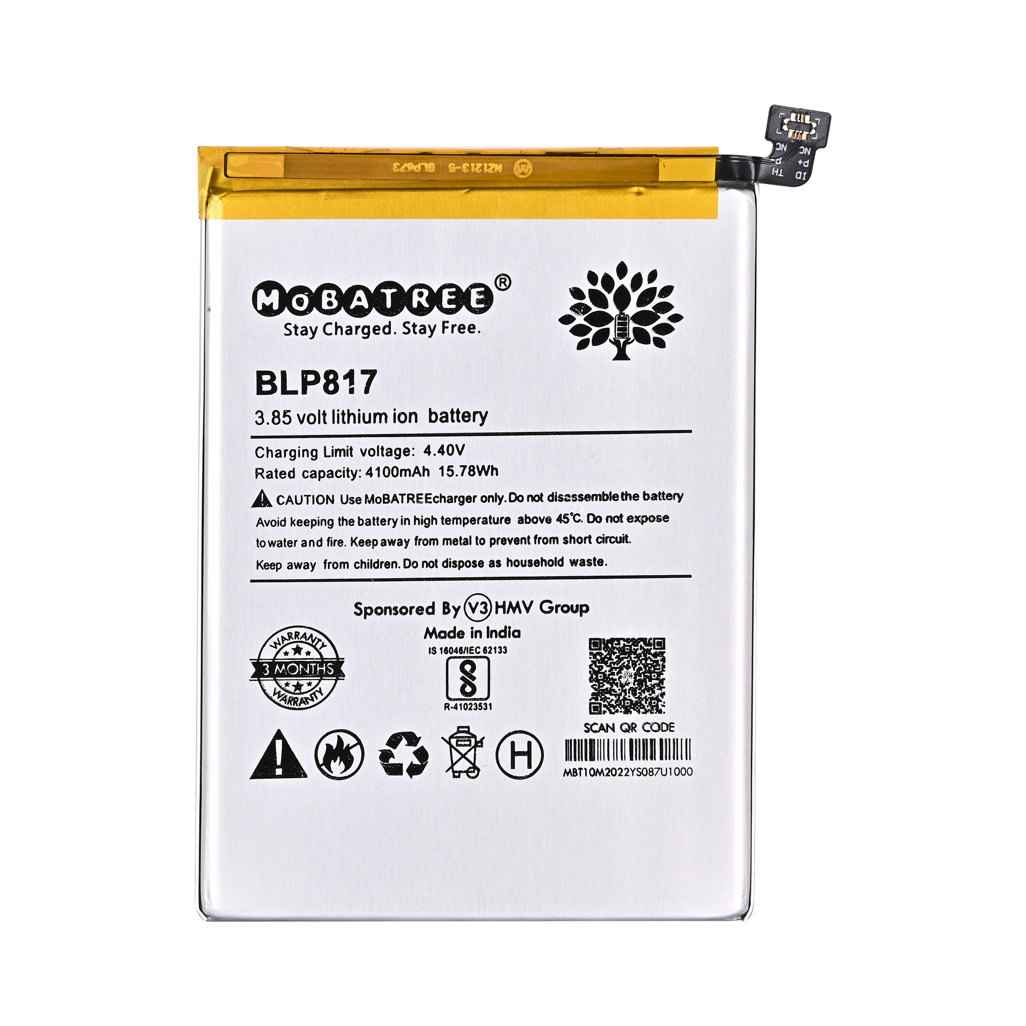 Mobatree BLP817 Original Mobile Battery for Oppo A15, Oppo A15s, CPH21 ...
