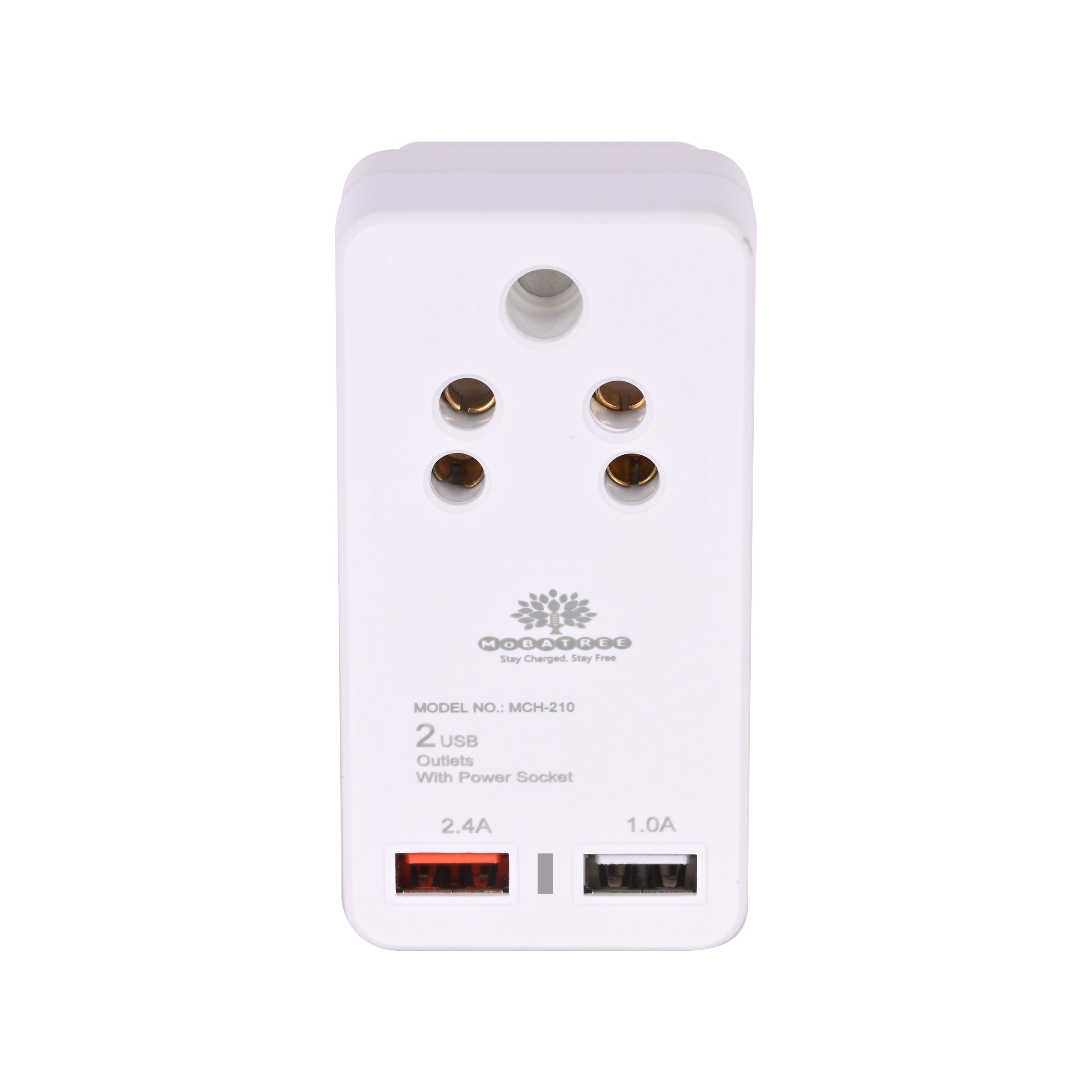 Mobatree MCH 210 Insta Universal 2 Pin & 3 Pin Multi-Plug Socket Wall ...